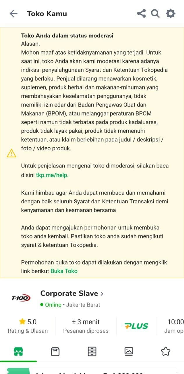 PENGUMUMAN PENTING | T-Kio Shop